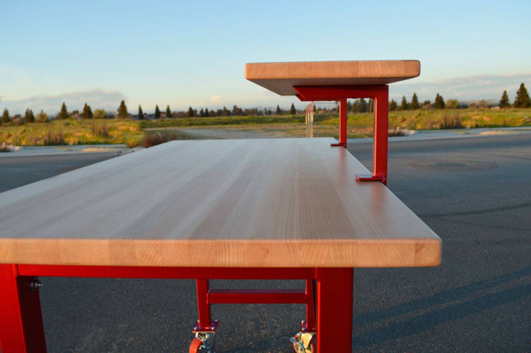 Custom Rolling Office Standing Desk Table - Etsy