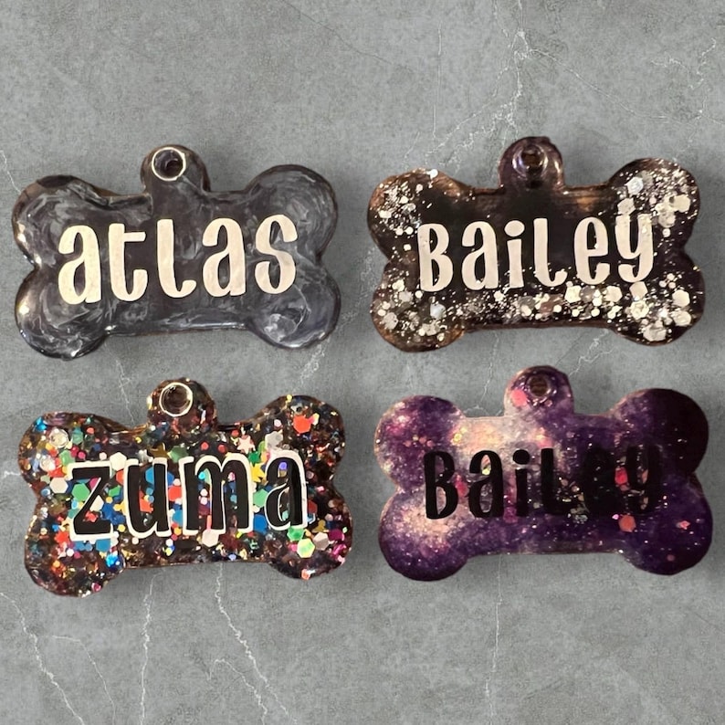 Custom Made Dog ID Tags - Etsy