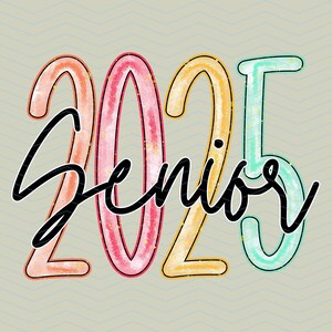 Senior 2025 Shirt Design, Senior 2025 Retro Png, Senior Retro Png ...