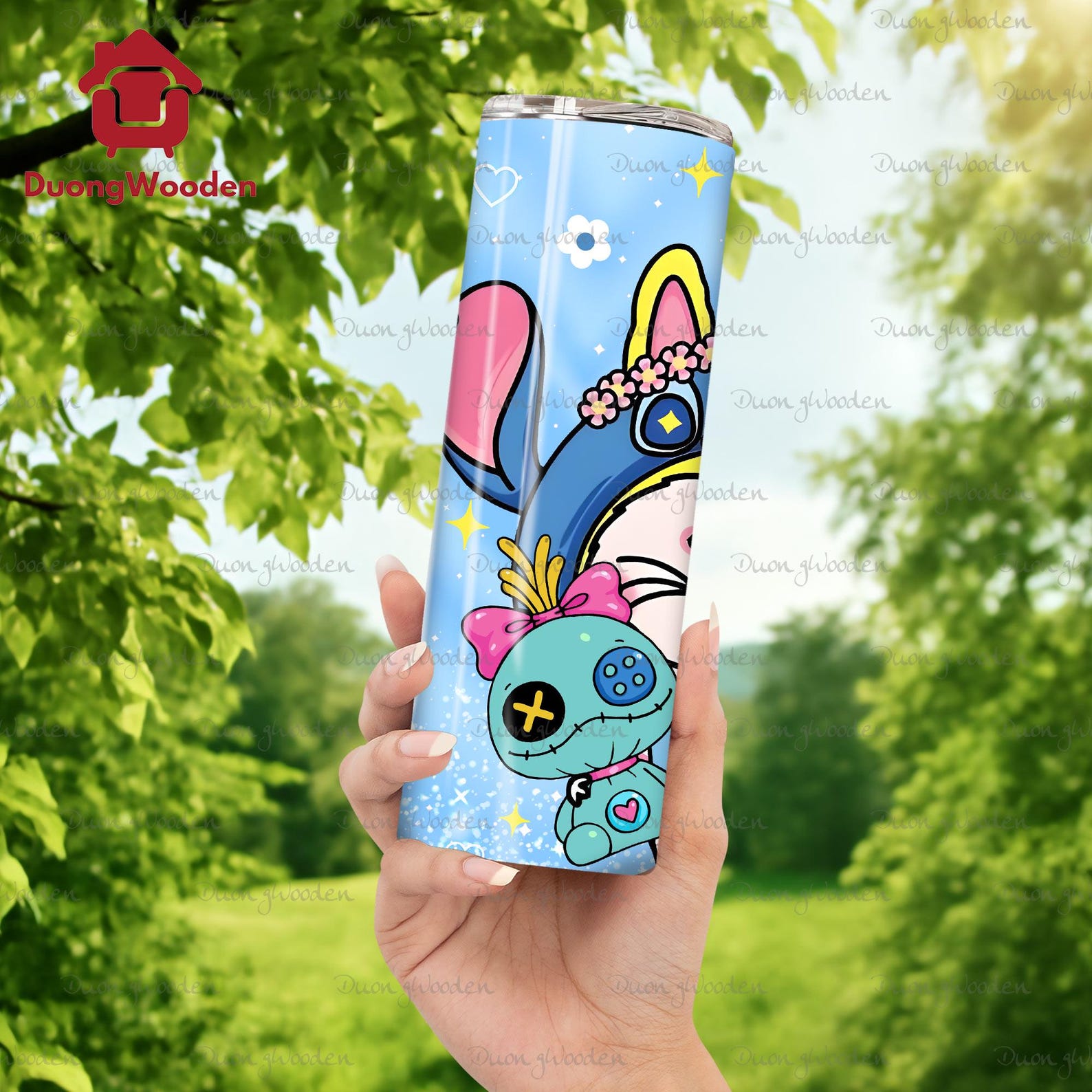 Trending Pink Cartoon Character 20oz Skinny Tumbler Wrap PNG, Funny ...