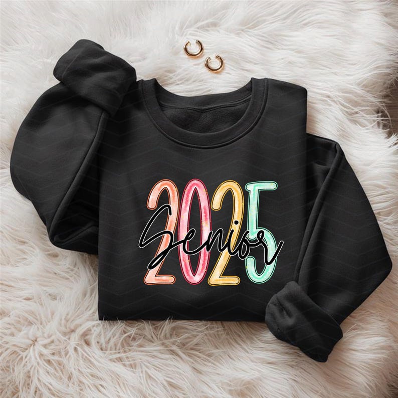 Senior 2025 Shirt Design, Senior 2025 Retro Png, Senior Retro Png ...