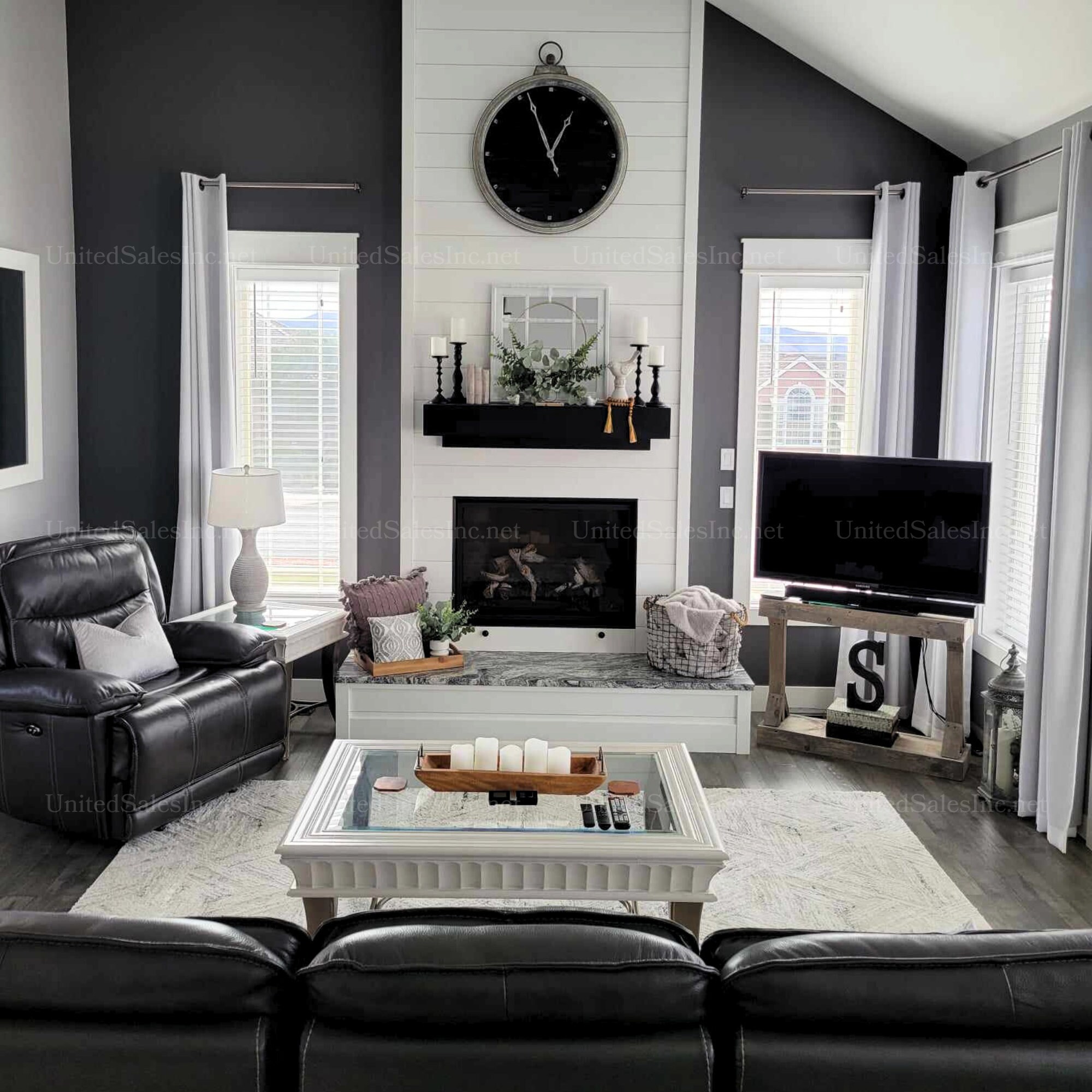 MAGNETIC FIREPLACE MANTEL | Metal Mantel Shelf | Metal Wall Decor ...