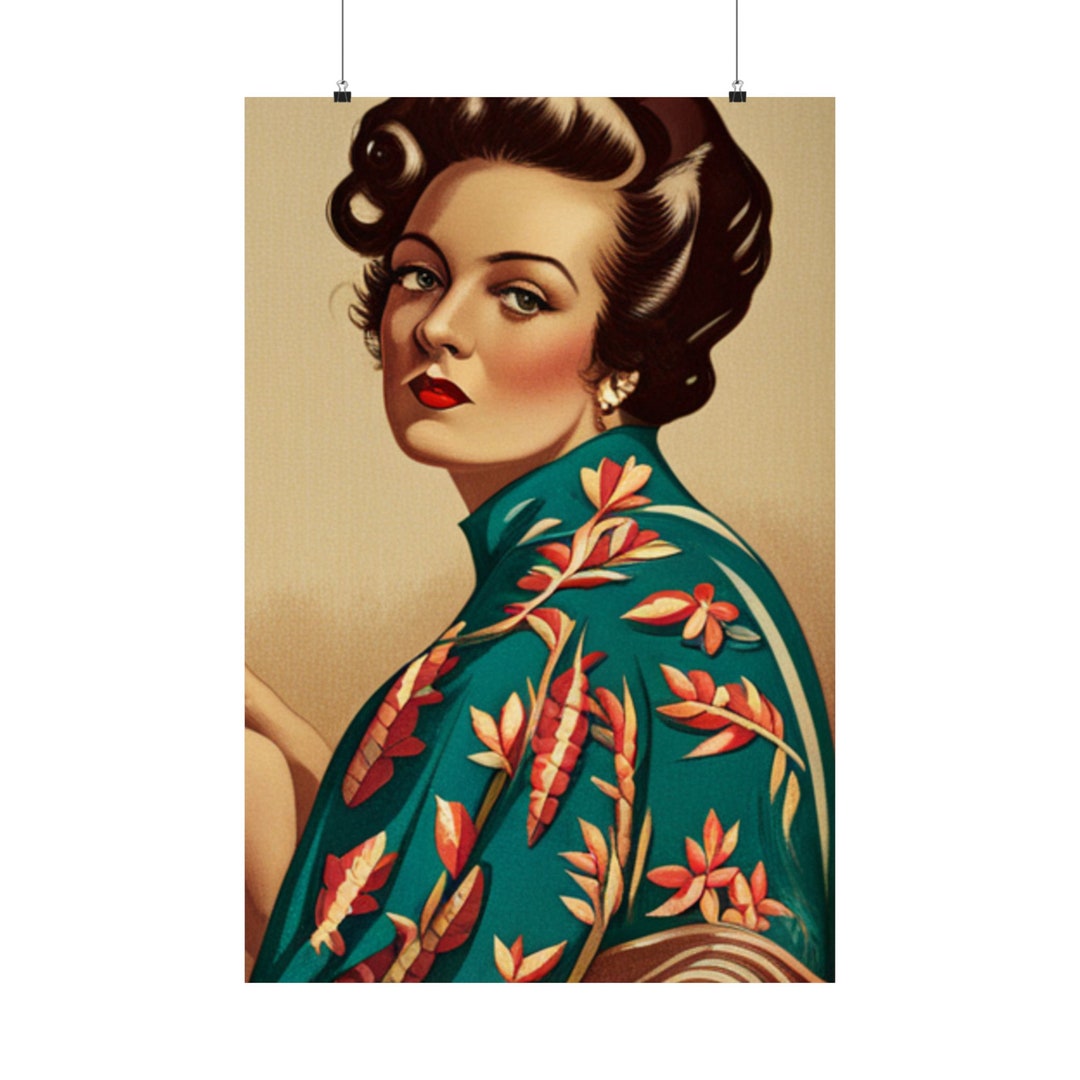 80s Vintage Poster Matte Vertical Posters - Etsy