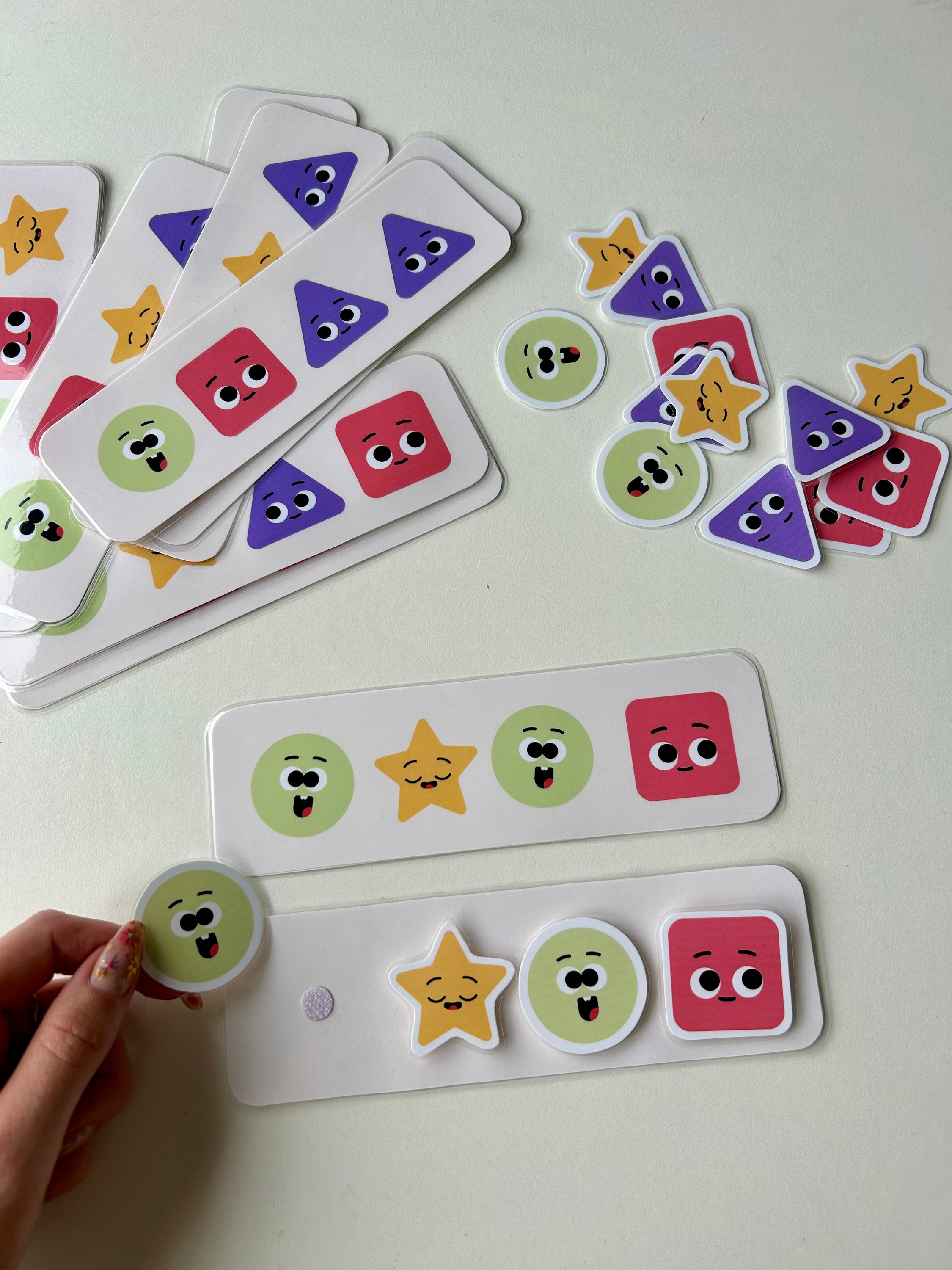 Montessori Inspired Shape Game for Toddlers and Preschoolers ...