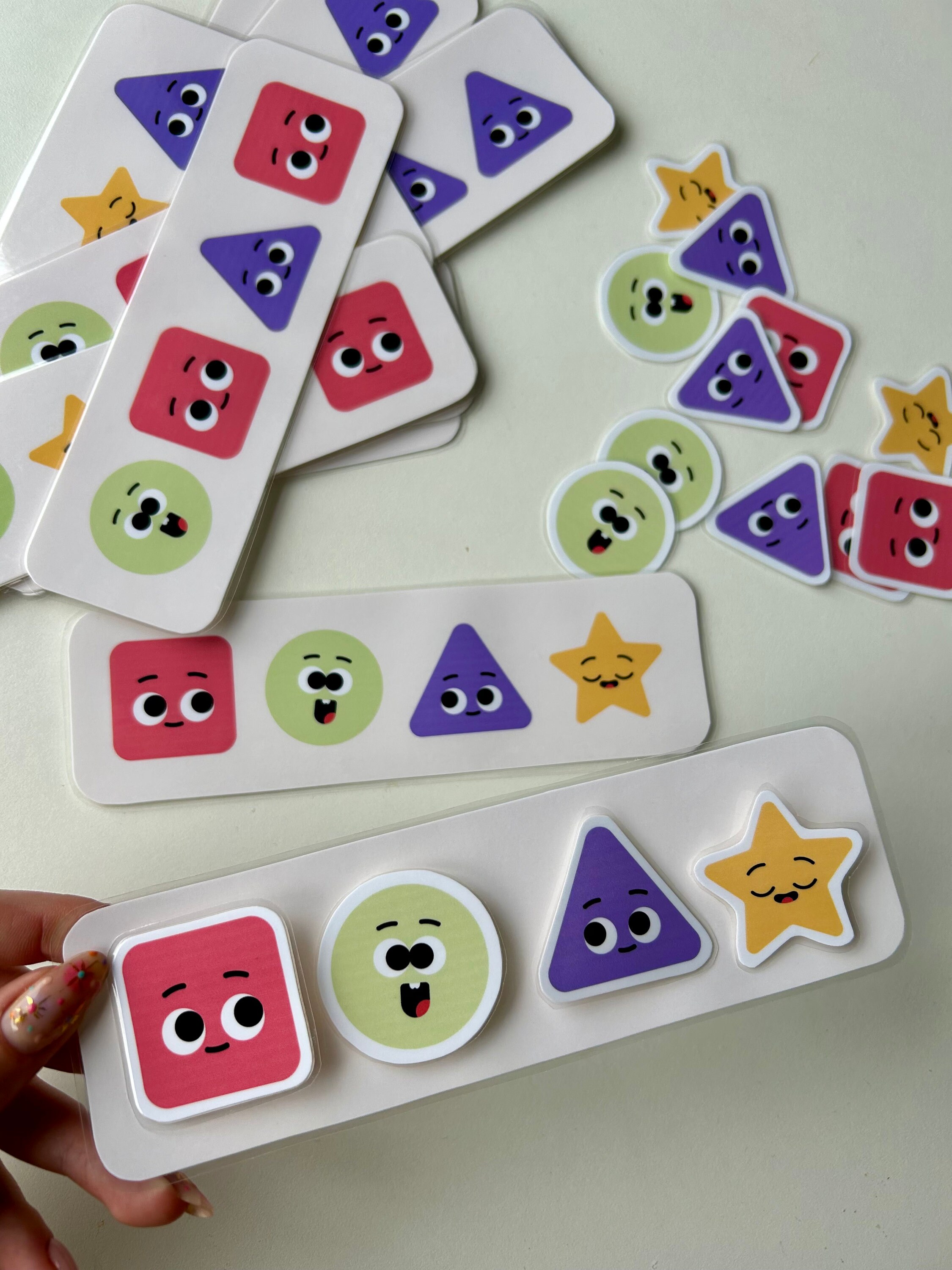 Montessori Inspired Shape Game for Toddlers and Preschoolers ...