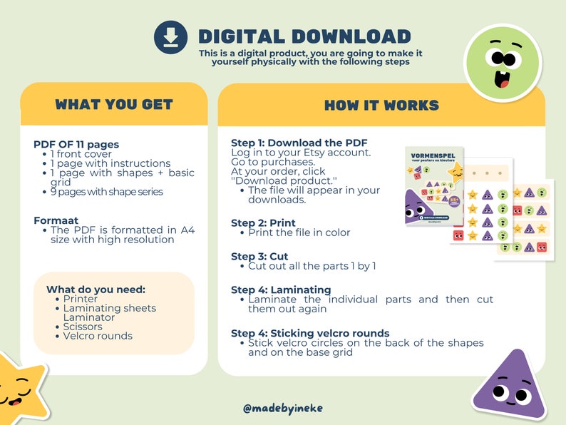 Montessori Inspired Shape Game for Toddlers and Preschoolers ...