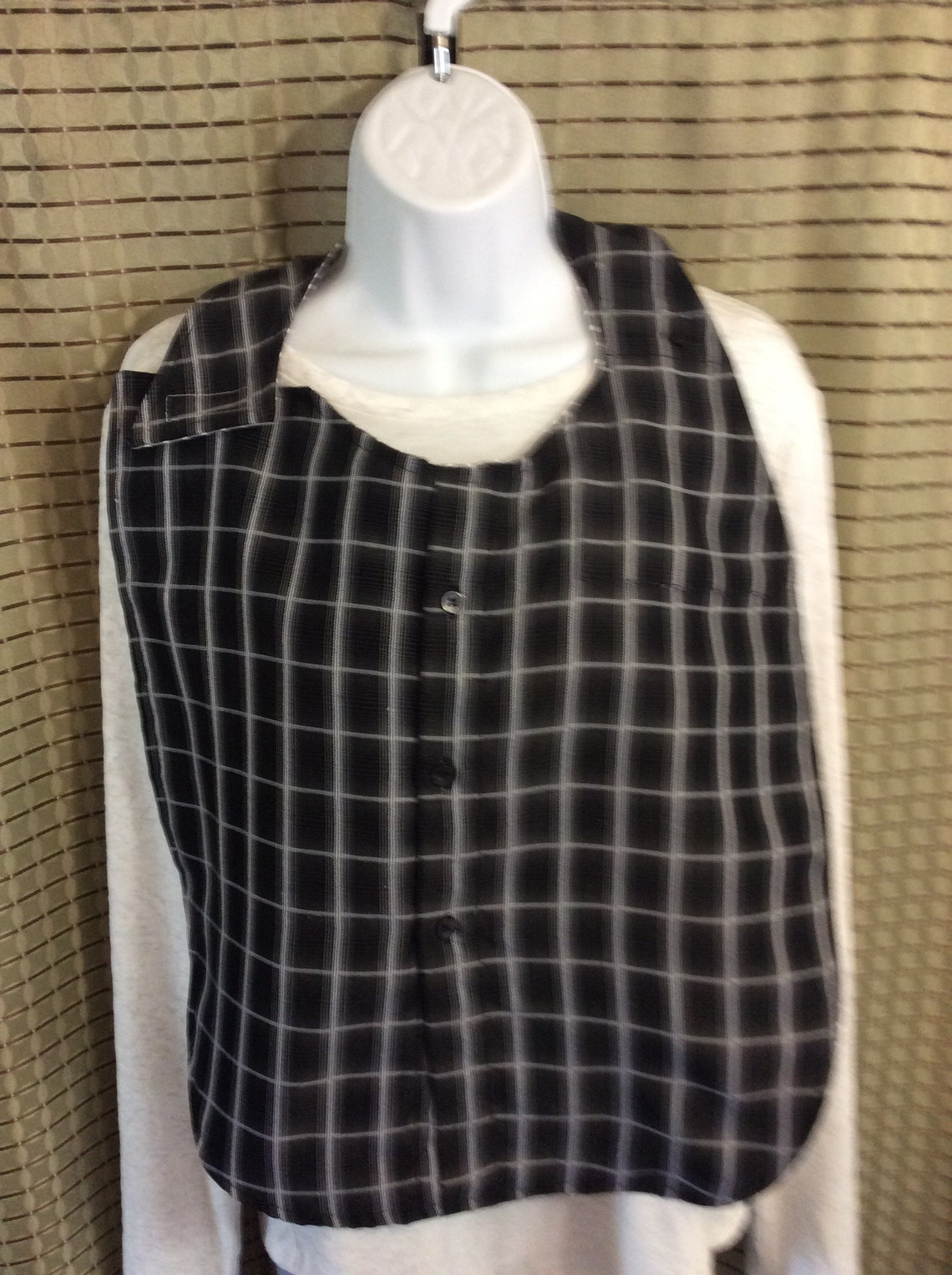 Handmade Adult Dining Bibs for Men or Women Waterproof With 3 Layers of ...