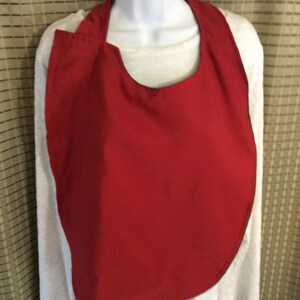 Handcrafted Adult Dining Bibs for Men or Women - Waterproof With 3 ...