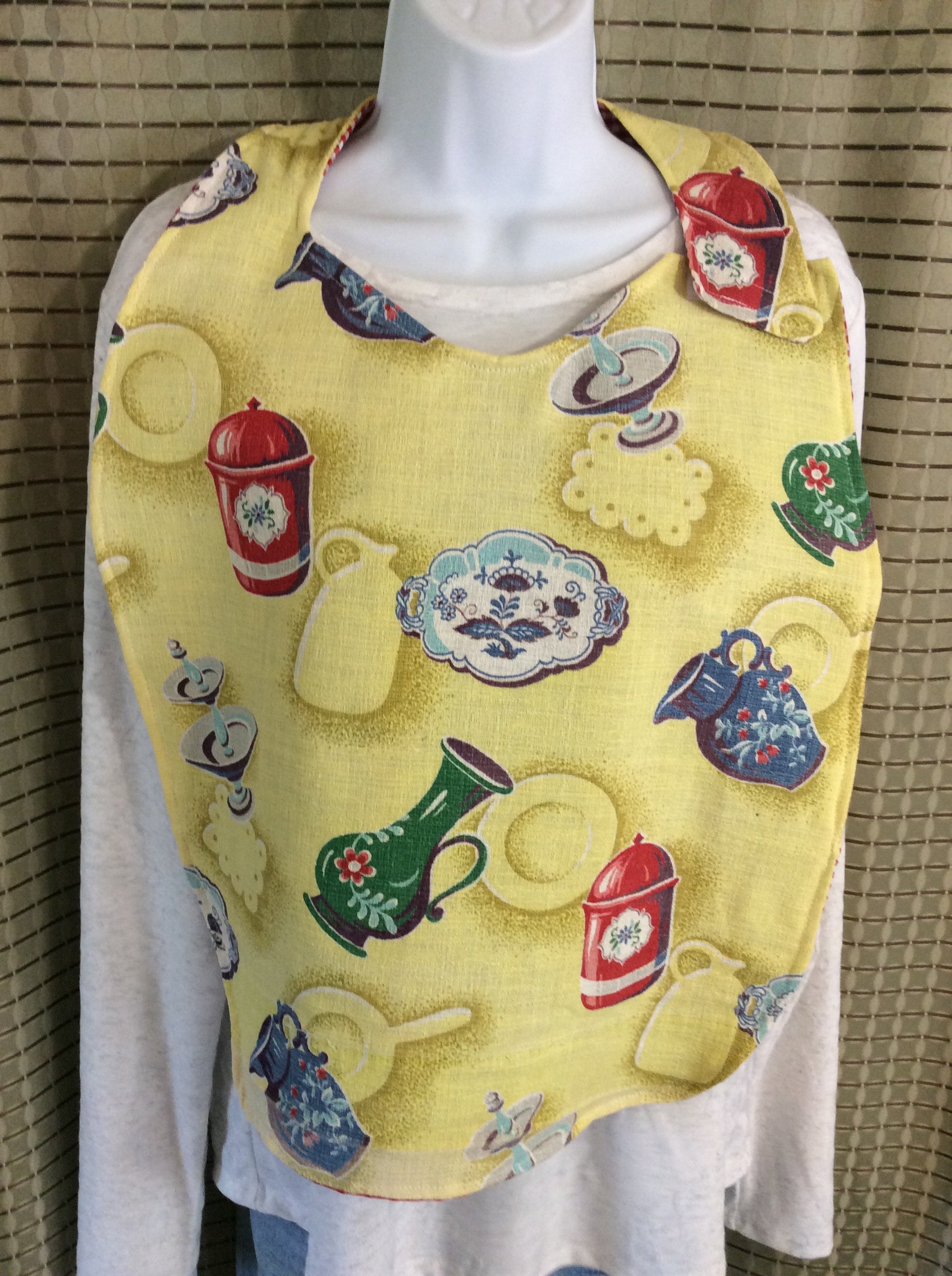Handcrafted Adult Dining Bibs for Men or Women Waterproof With 3 Layers ...