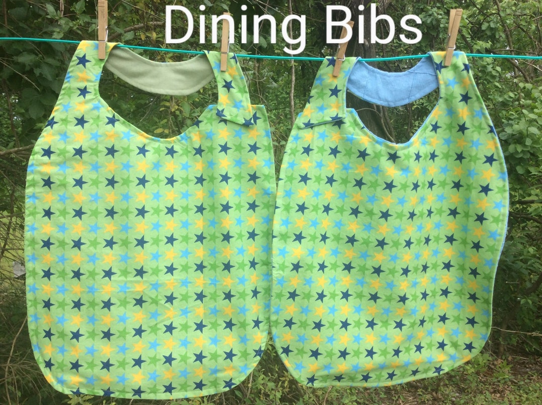Handmade, Stylish Adult Bibs for Male or Female Waterproof With 3 ...