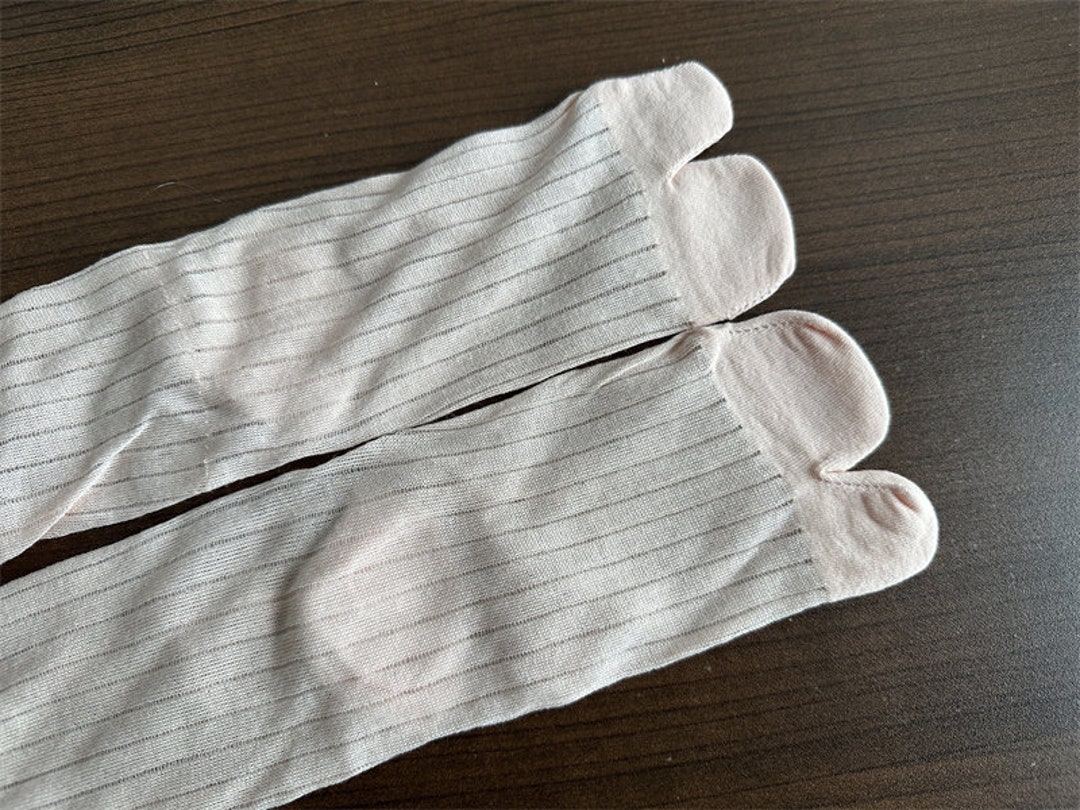 Solid Split Toe Socks, Japanese Style Split-toe Tabi Socks, Women ...