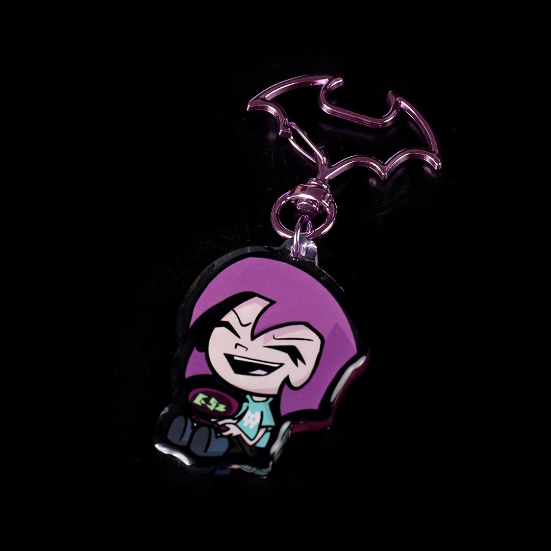 Invader Zim - Gaz - Acrylic Keychain Charm - Etsy
