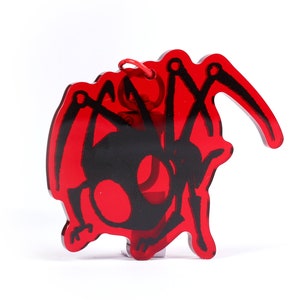 Invader Zim - ZIM - Translucent Red Acrylic Keychain Charm - Etsy