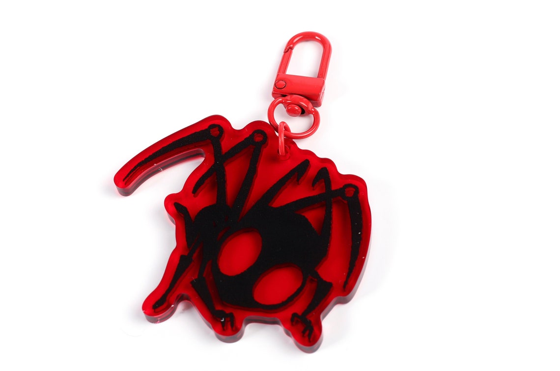 Invader Zim - ZIM - Translucent Red Acrylic Keychain Charm - Etsy