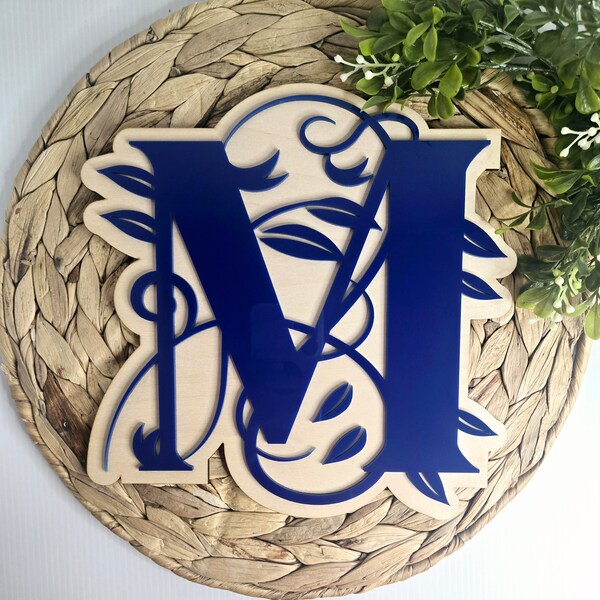 Monogram Wall Decor - Etsy