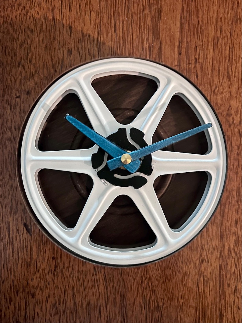 Vintage 8mm Film Movie Reel Clock - Etsy