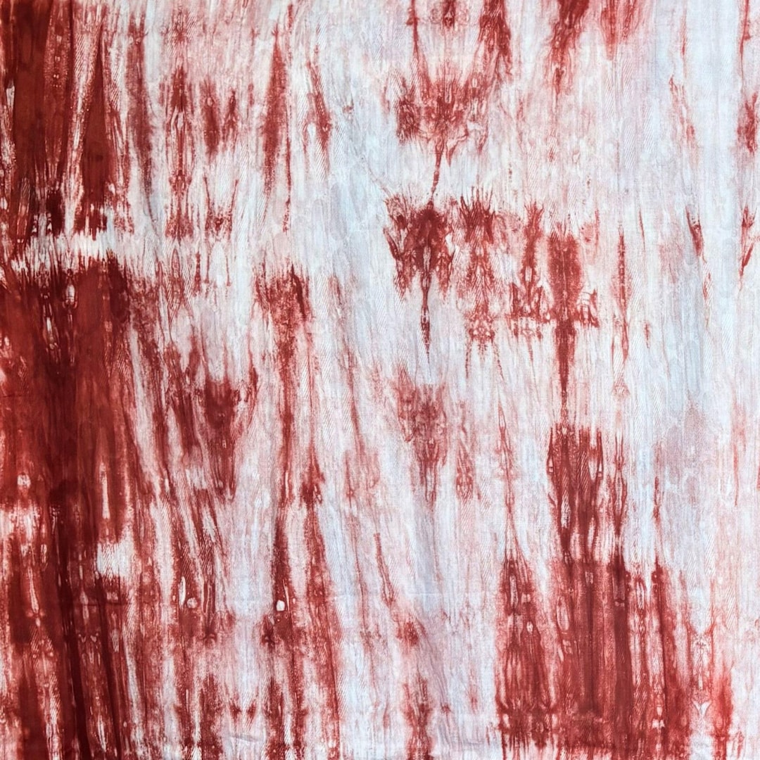 Handmade Red Adire Tie Dye Fabric, Kampala Cotton, 5 Yards - Etsy