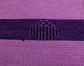 Sample! Handmade Aso Oke Ofi Fabric: Red & Gold Cotton-wire Loom Strip ...