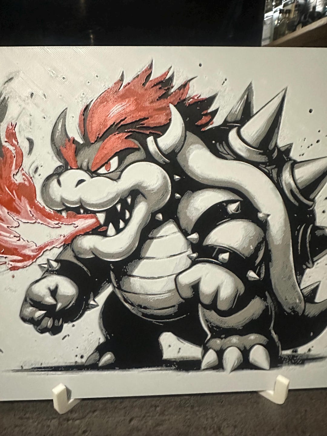 Hueforge Bowser - 3D Sculpted Decoration Idea to Give as a Gift or to ...