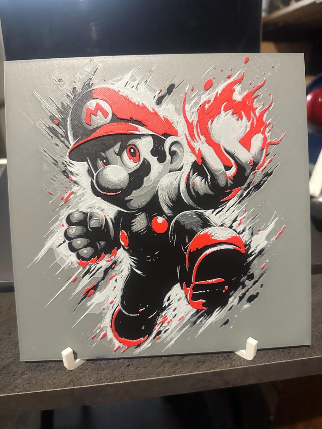 Hueforge Mario 2 - 3D Sculpted Decoration Idea to Give as a Gift or to ...