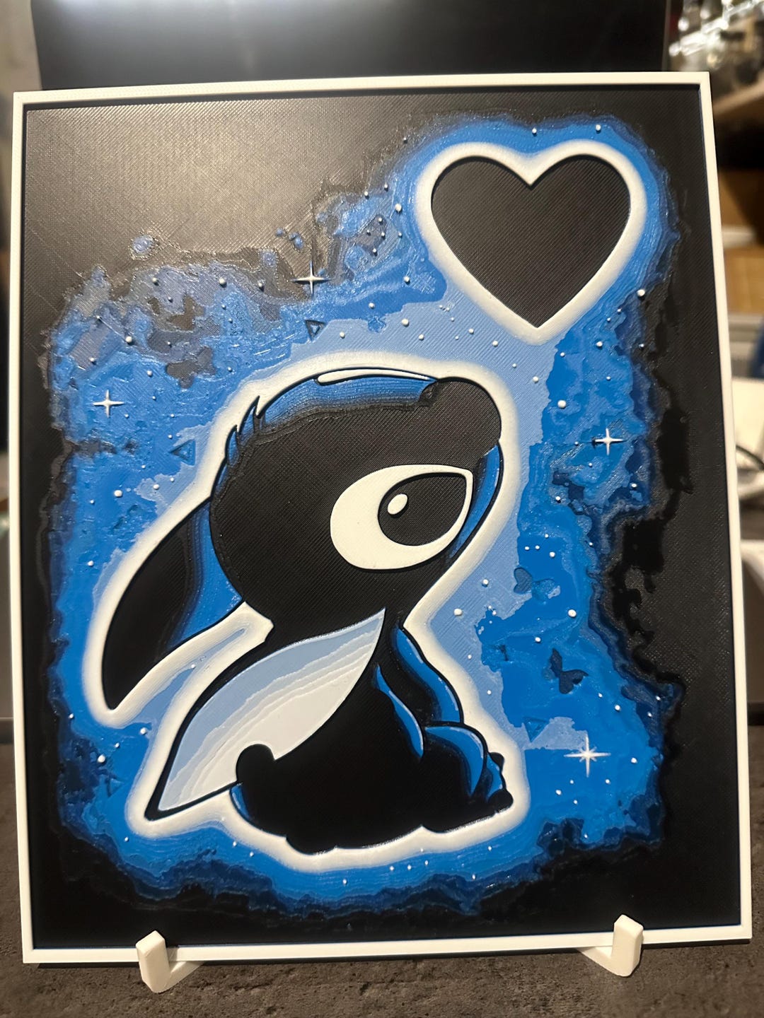 Hueforge Stitch 3D Sculpted Decoration Idea to Give as a Gift or to ...