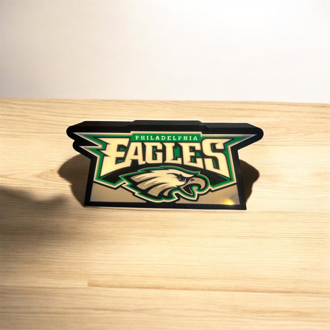 Philadelphia Eagles Light Box - Etsy