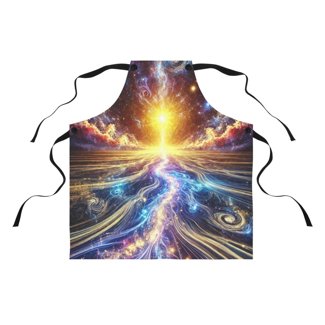 Cosmic Universe Apron, Celestial Chef Apron, Space-themed Apron for ...