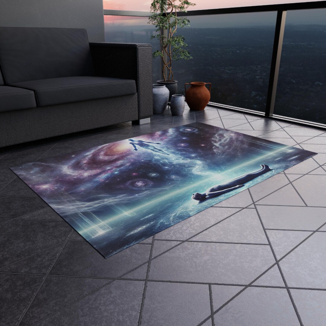 Astral Projection Outdoor Rug, Bohemian Home Decor, Patio Mat ...