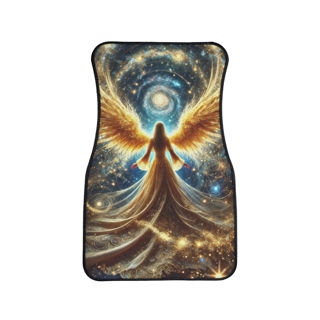 Celestial Angel Floor Mat Divine Car Floor Mats With Dreamy Galaxy ...