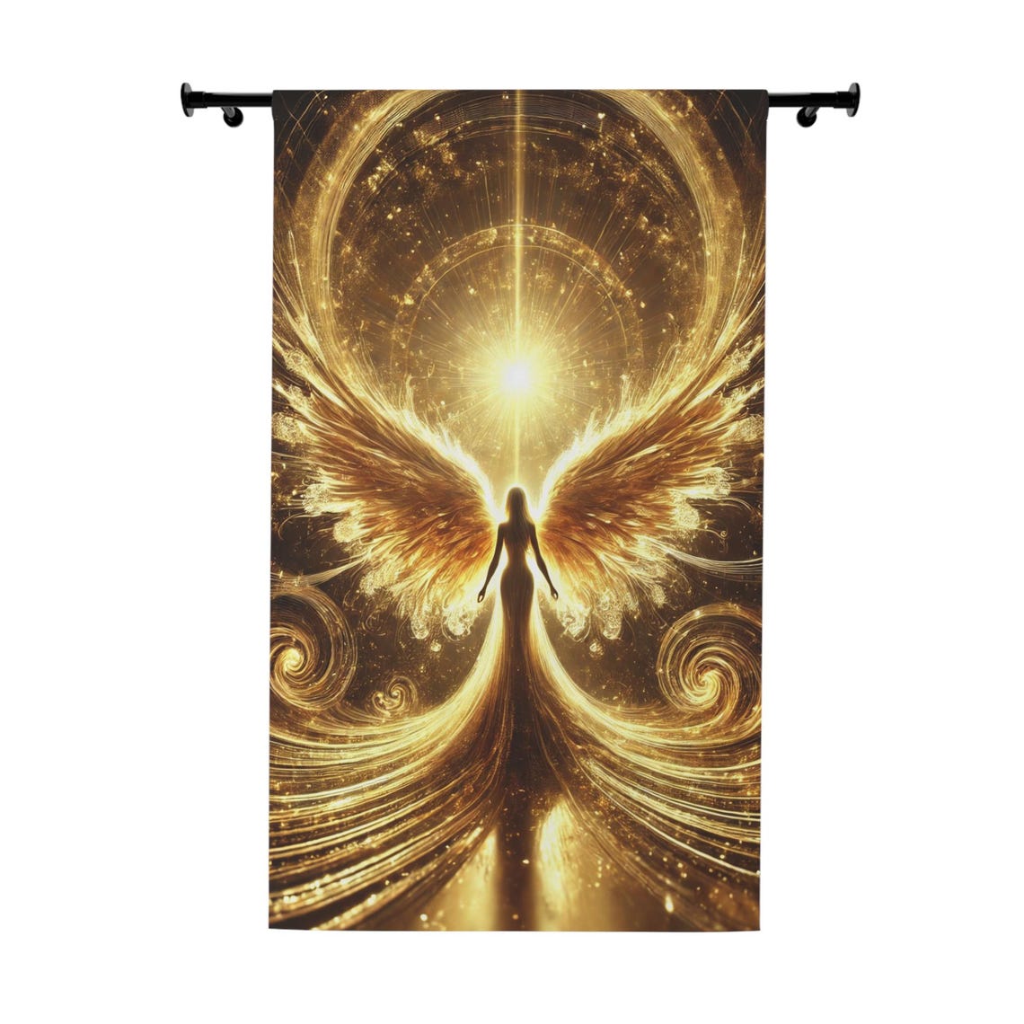 Celestial Angel Window Curtain, Bohemian Decor, Dreamy Atmosphere, Home ...