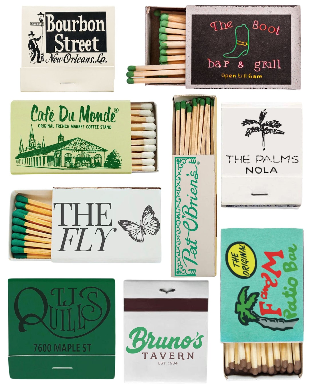 Tulane Digital Matchbook Shadow Box Print - Etsy