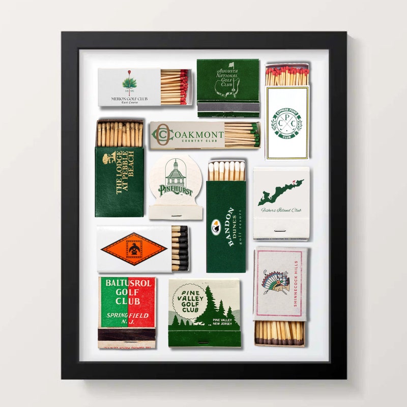 Golf Courses Matchbooks - Etsy