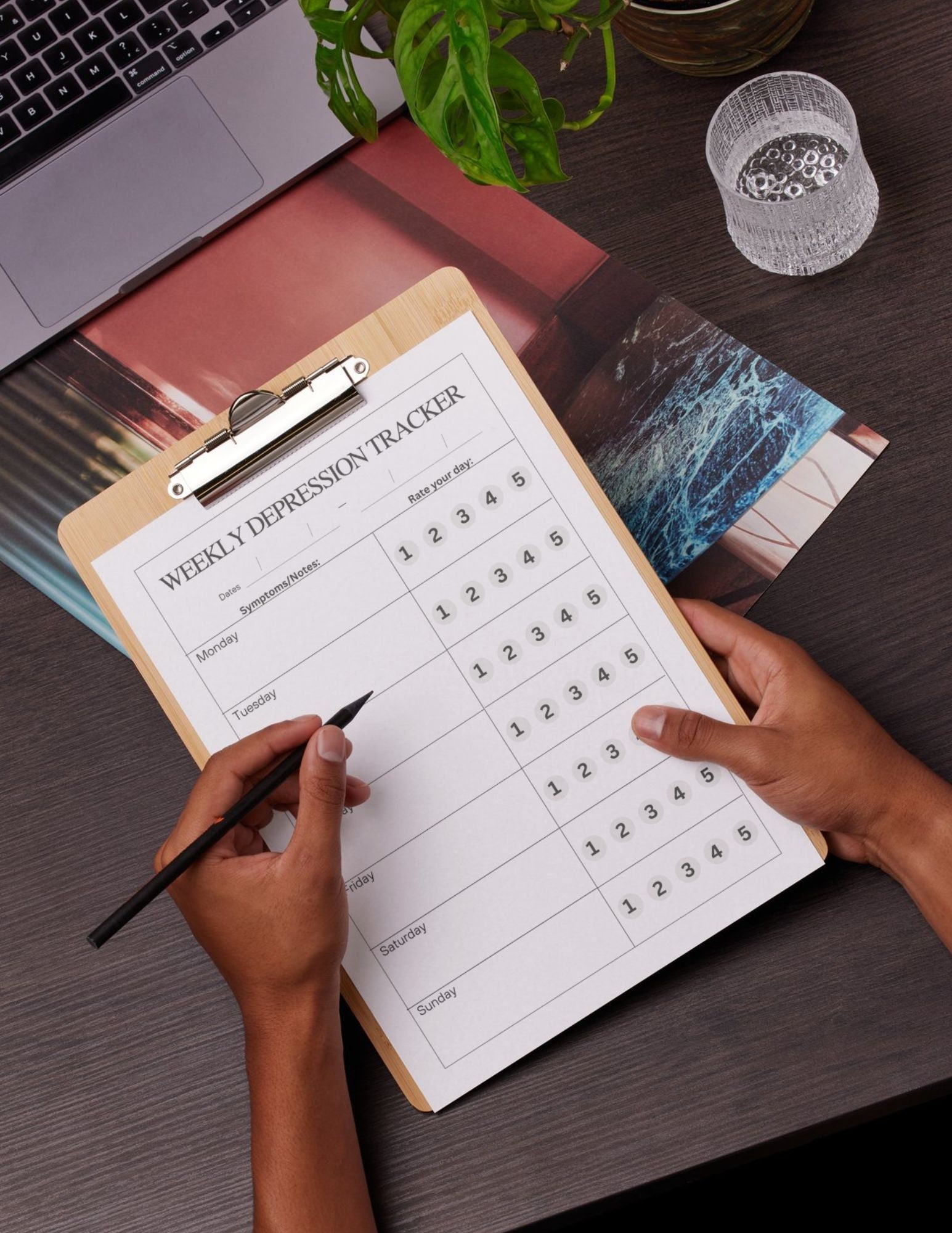 Weekly Depression Tracker Worksheet - Etsy