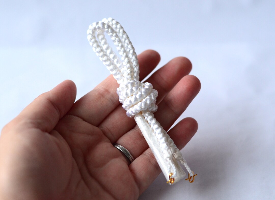 Vintage Japanese Haori Himo or Haori Ties for Women Haori in White ...