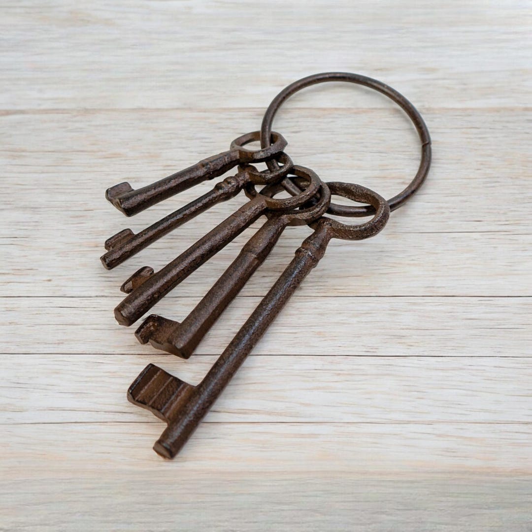 Decorative Cast Metal Skeleton Keys - Etsy