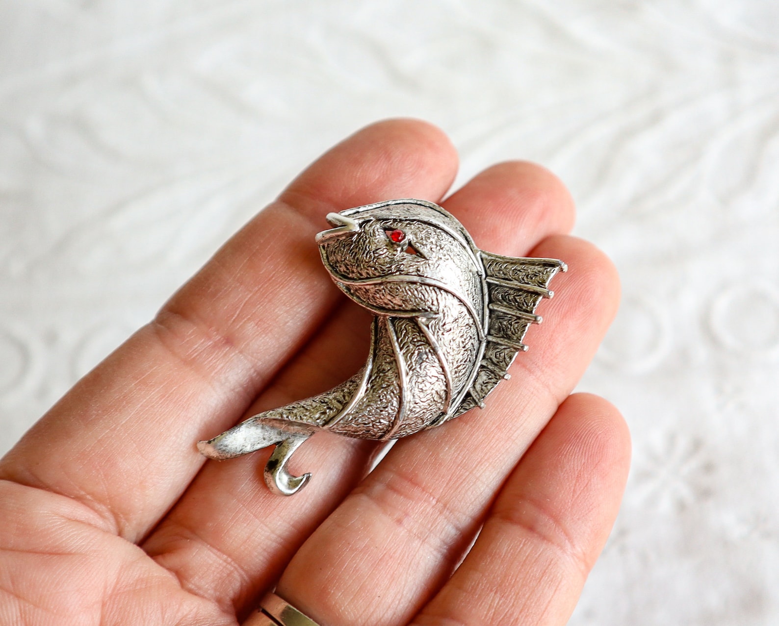 Pewter Brooch Lot Vintage Signed Pins | Etsy