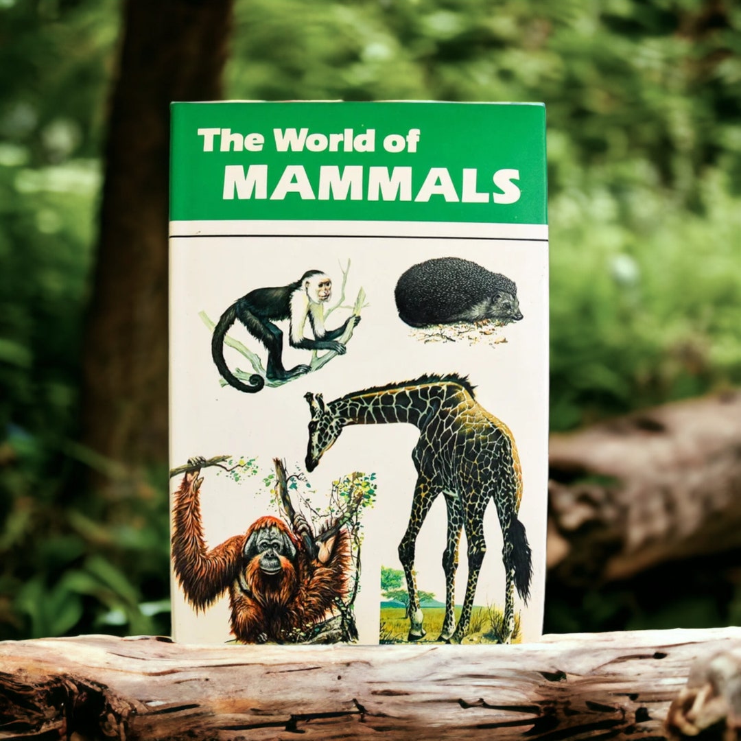 The World of Mammals 1979 Vintage Hardcover Nature Book - Etsy