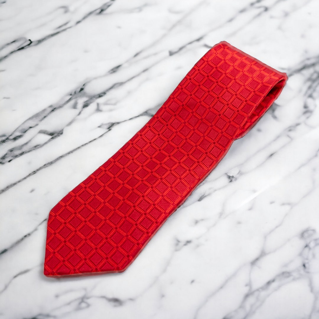Donald Trump Signature Collection Red Silk Necktie Vintage Men's Tie - Etsy