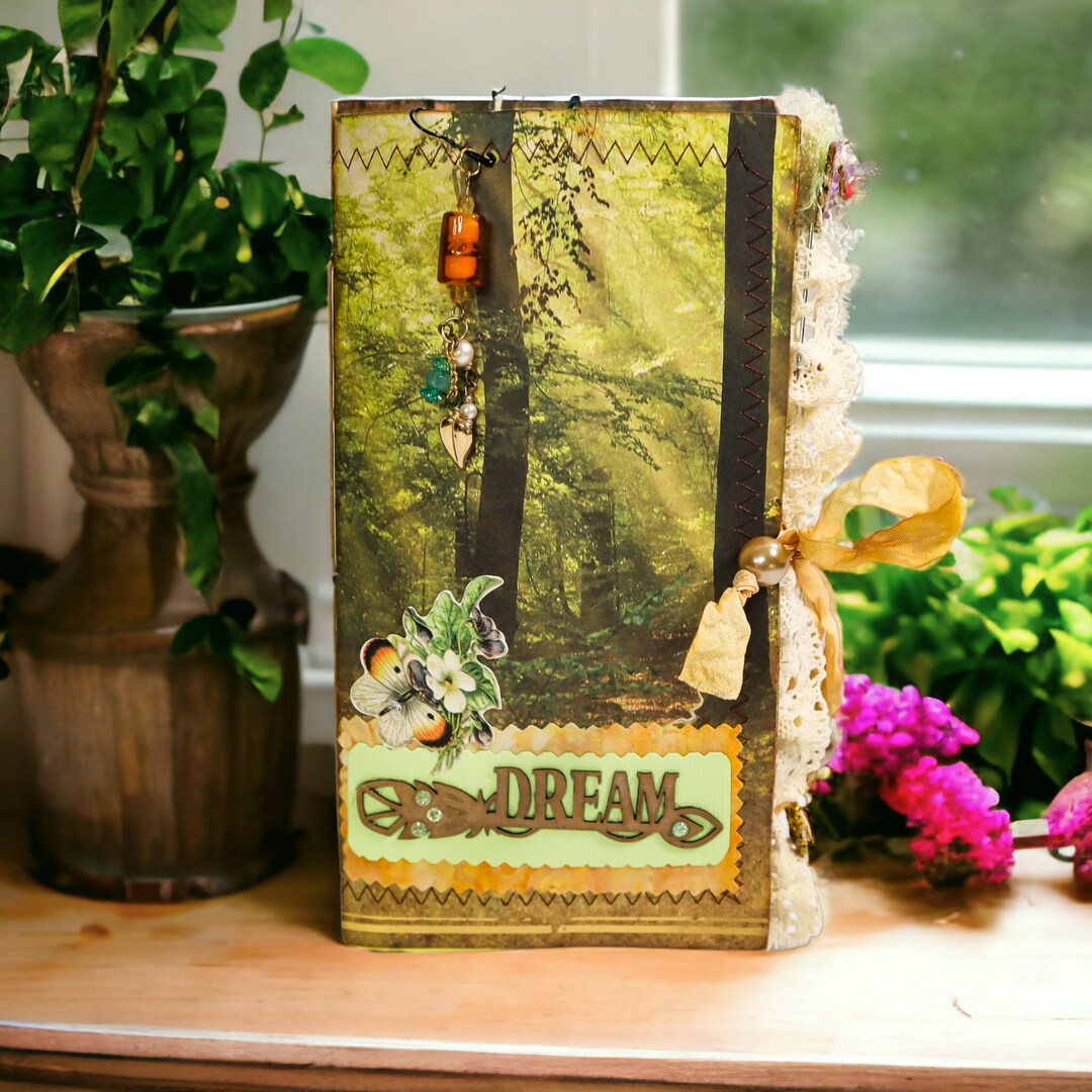 Chunky Handmade Junk Journal Book Retro Chic Vintage Romantic DREAM - Etsy