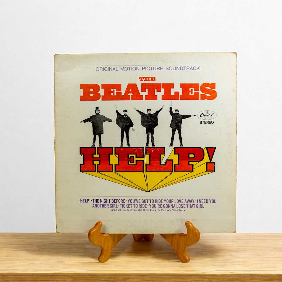 HELP Soundtrack by the Beatles, Vintage 1965 Vinyl Record LP, 12 Inch ...