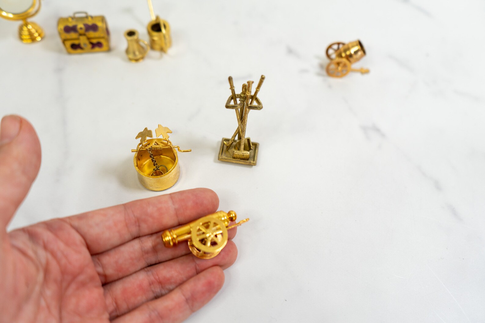 Huge Estate Lot Brass Figurines Assorted Collection Metal Sculptures ...
