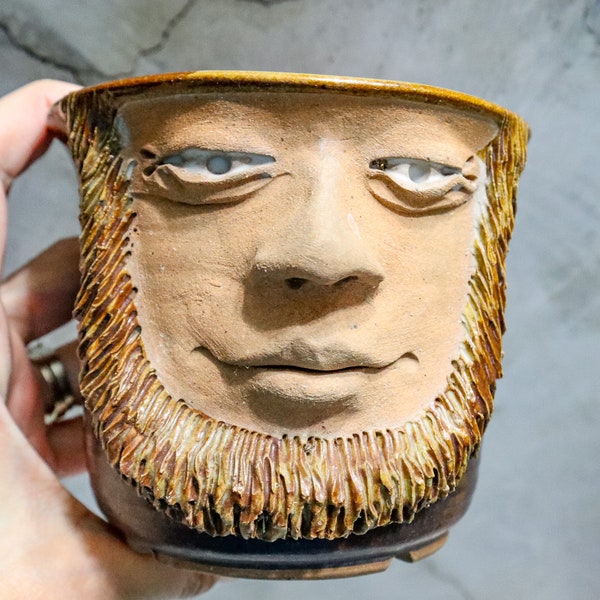 Pottery Planter Face - Etsy