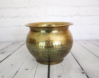 Small Brass Planter | Etsy