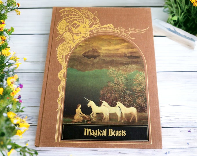The Enchanted World - Magical Beasts | Vintage Hardcover Book - Etsy
