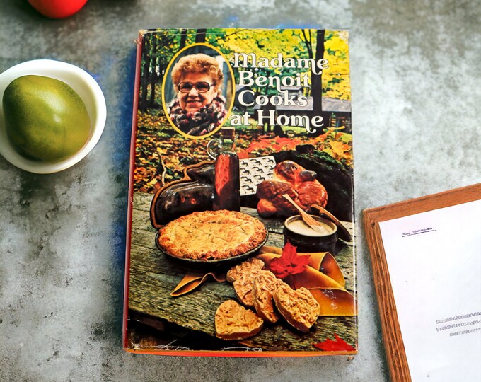 Signed Madame Benoit Cooks at Home Cookbook 1978: Vintage Recipe Book ...