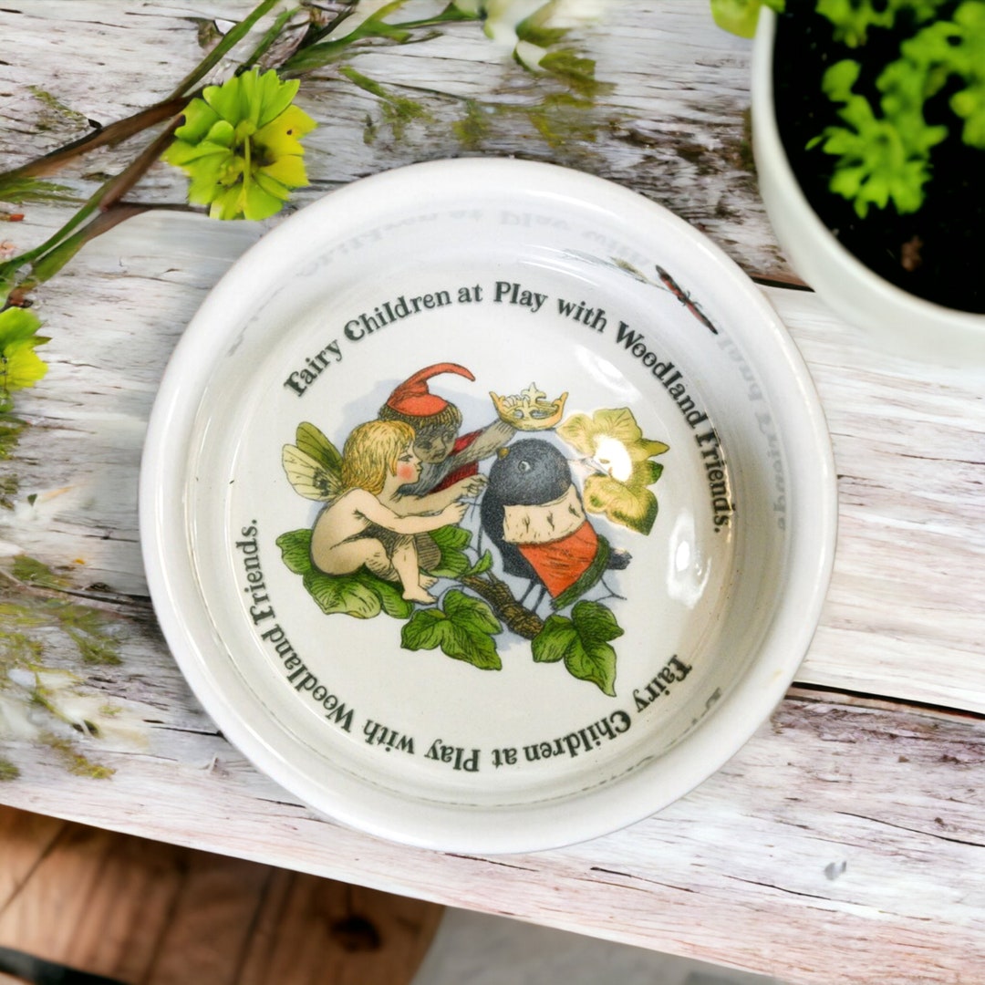 Portmeirion Enchanted Garden Porringer Bowl WOODLAND FRIENDS Ceramic ...