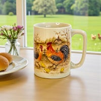 Vintage Diamond Stoneware Coffee Mugs and Creamer Pot - Etsy