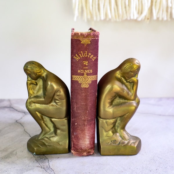 The Thinker Bookends - Etsy