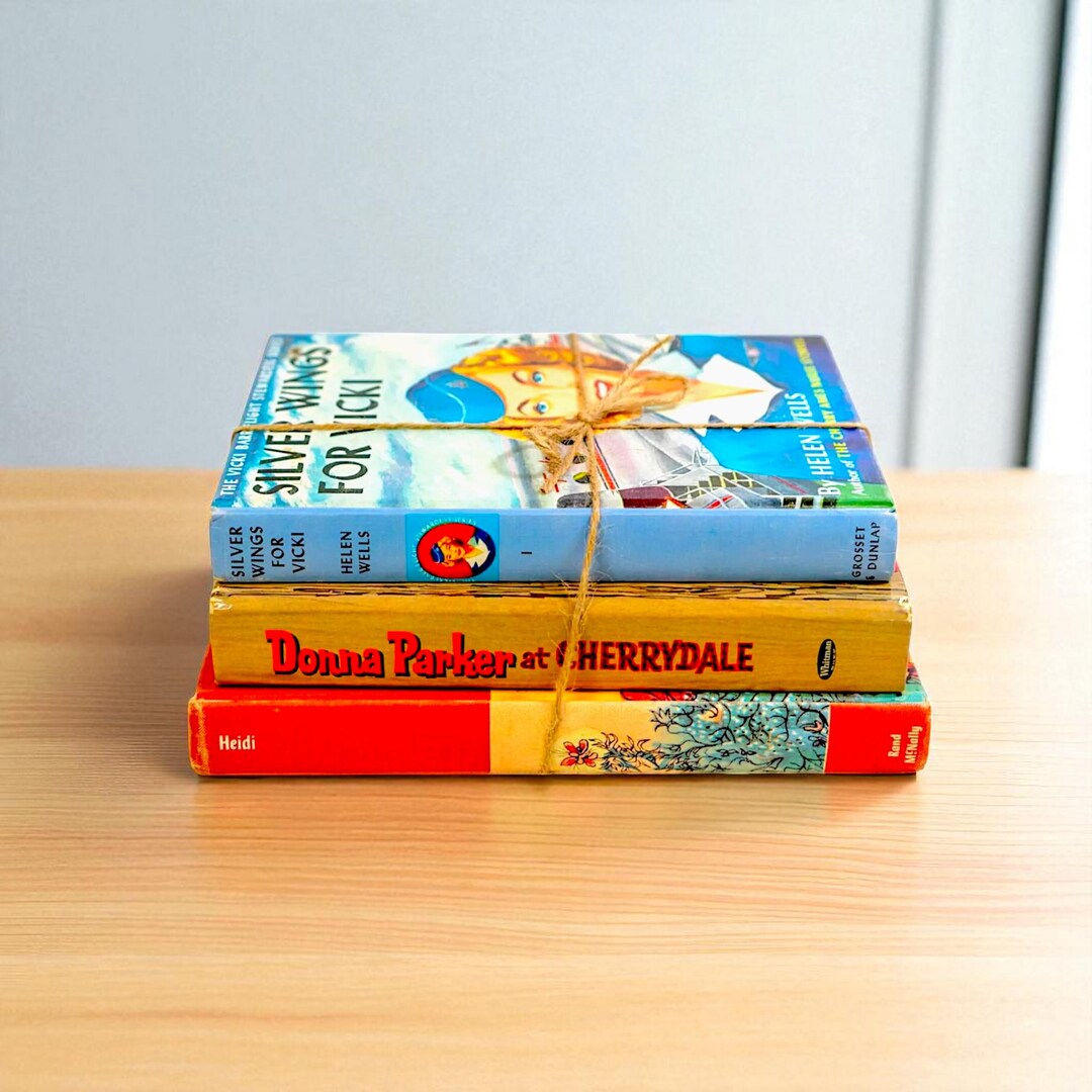 Vintage Book Bundle – Mid-century Classics for Cottagecore Décor ...