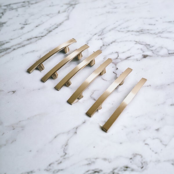 Brushed Silver Drawer Handles - Etsy